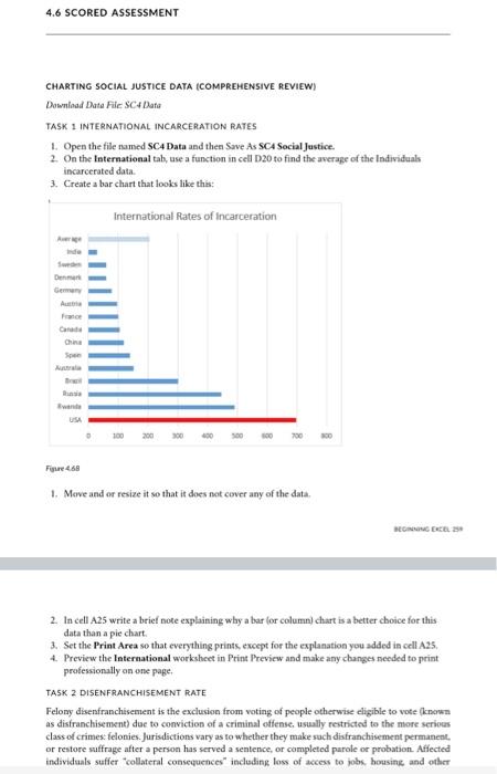 CHARTING SOCIAL JUSTICE DATA (COMPREHENSIVE REVIEW) | Chegg.com
