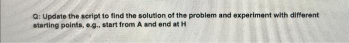 Solved start_node =′A′ goal_node = ' E ' result = bfs(graph, | Chegg.com