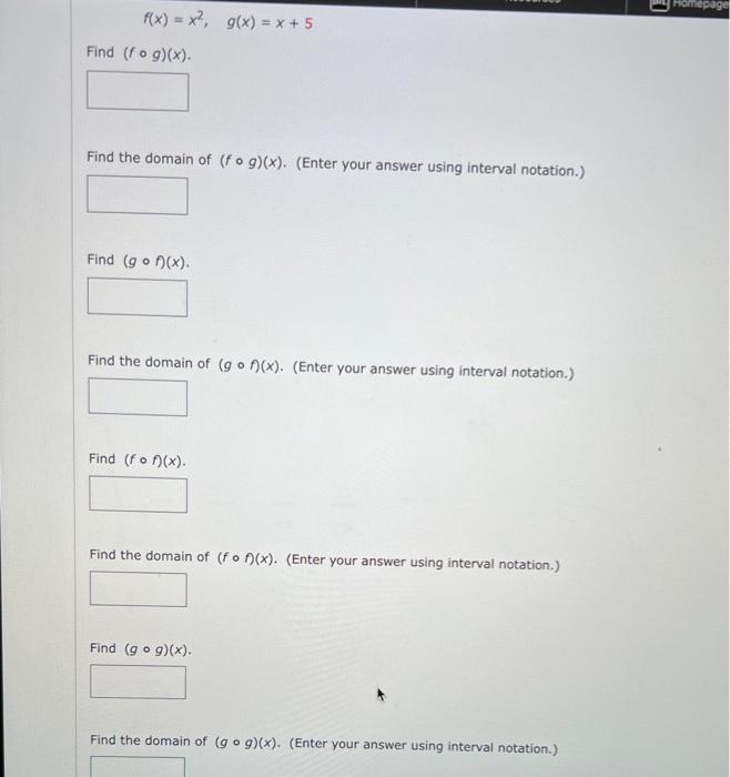 Solved Find f+g,f−g,fg, and f/g and their domains. | Chegg.com