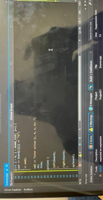 Solved Code 4 functions that take a 2048 board and apply the | Chegg.com