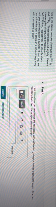 Solved Two of the stable isotopes of mercury are "Hg and Hg. | Chegg.com