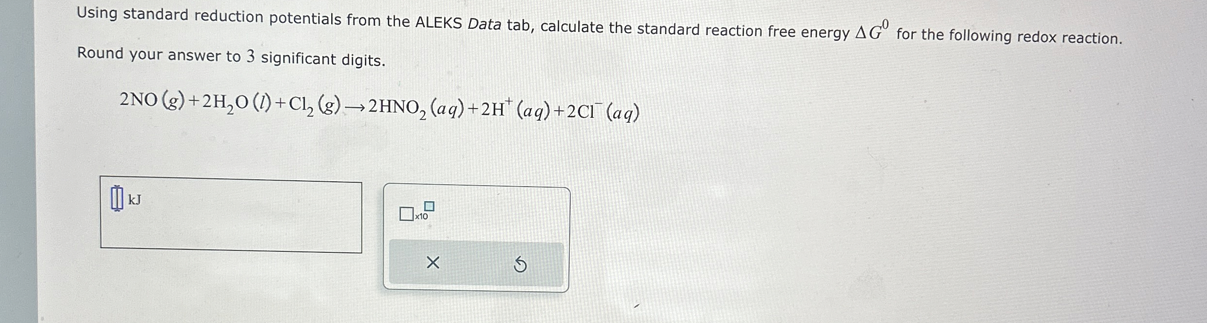 Solved Using standard reduction potentials from the ALEKS | Chegg.com