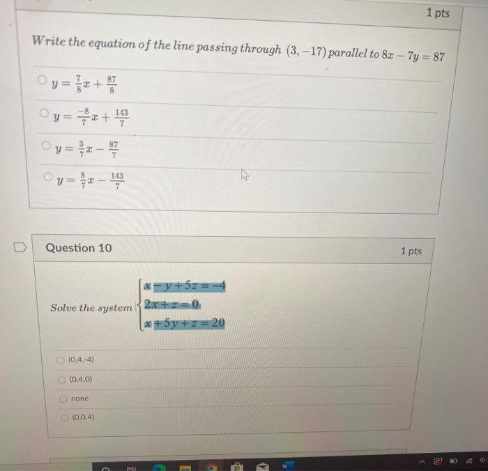 Solved Question 5 Solve 3s +8 = 8 + 5 3 13 2' 4 0 4 Question | Chegg.com