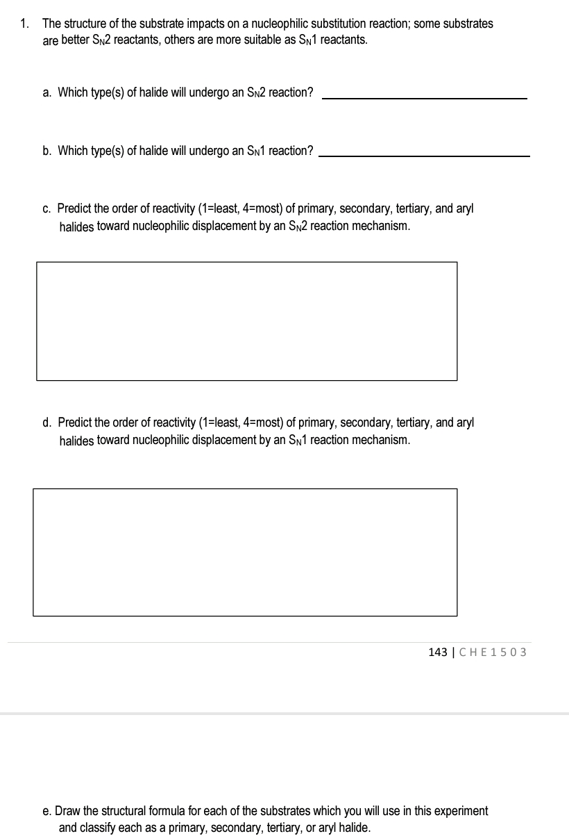 Solved The structure of the substrate impacts on a | Chegg.com