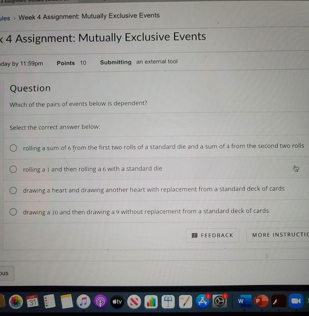 Solved Assignment: ules > Week 4 Assignment: Mutually | Chegg.com Solved Assignment: ules > Week 4 Assignment: Mutually | Chegg.com