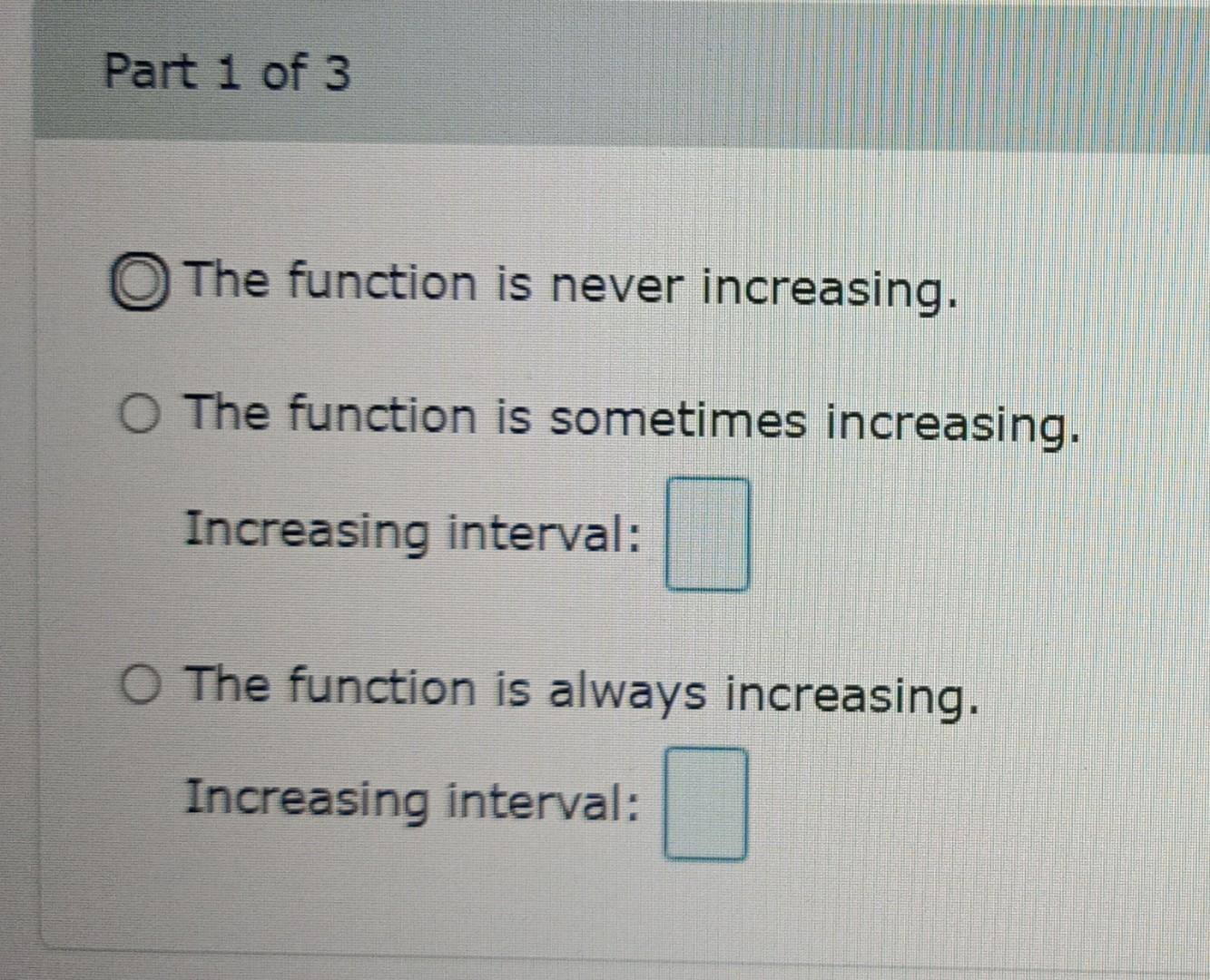 Solved Use interval notation to write the intervals over | Chegg.com