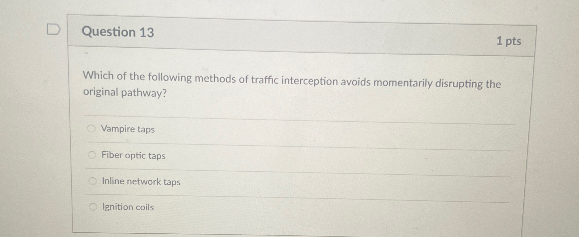 Solved Question 131 ﻿ptsWhich of the following methods of | Chegg.com
