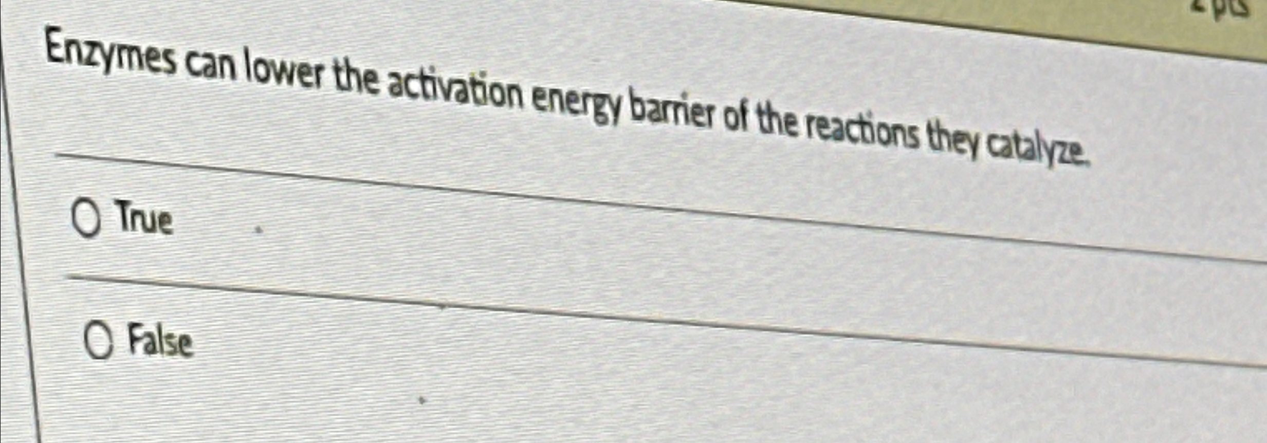 Solved Enzymes can lower the activation energy barrier of | Chegg.com