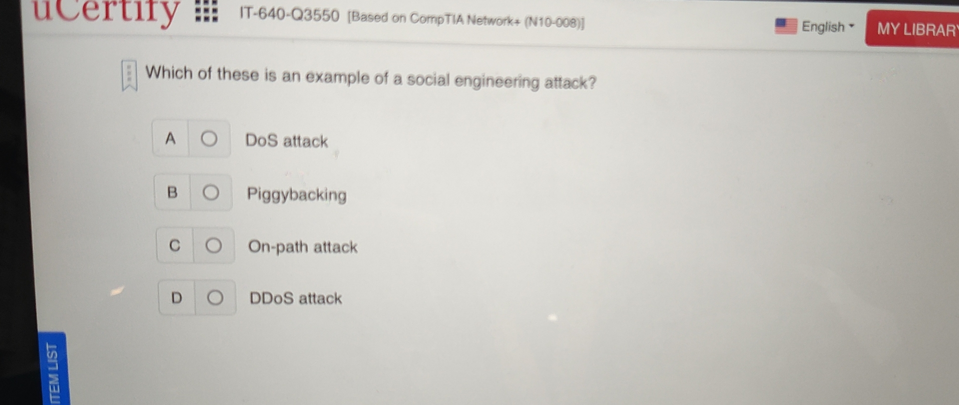 Solved ucertifyIT -640-03550[Based on CompTIA | Chegg.com