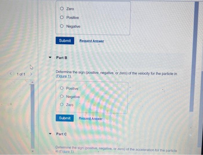 Solved Determine the sign (positive, negative, or zero) of | Chegg.com