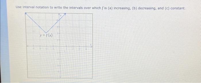 Solved Use interval notation to write the intervals over | Chegg.com