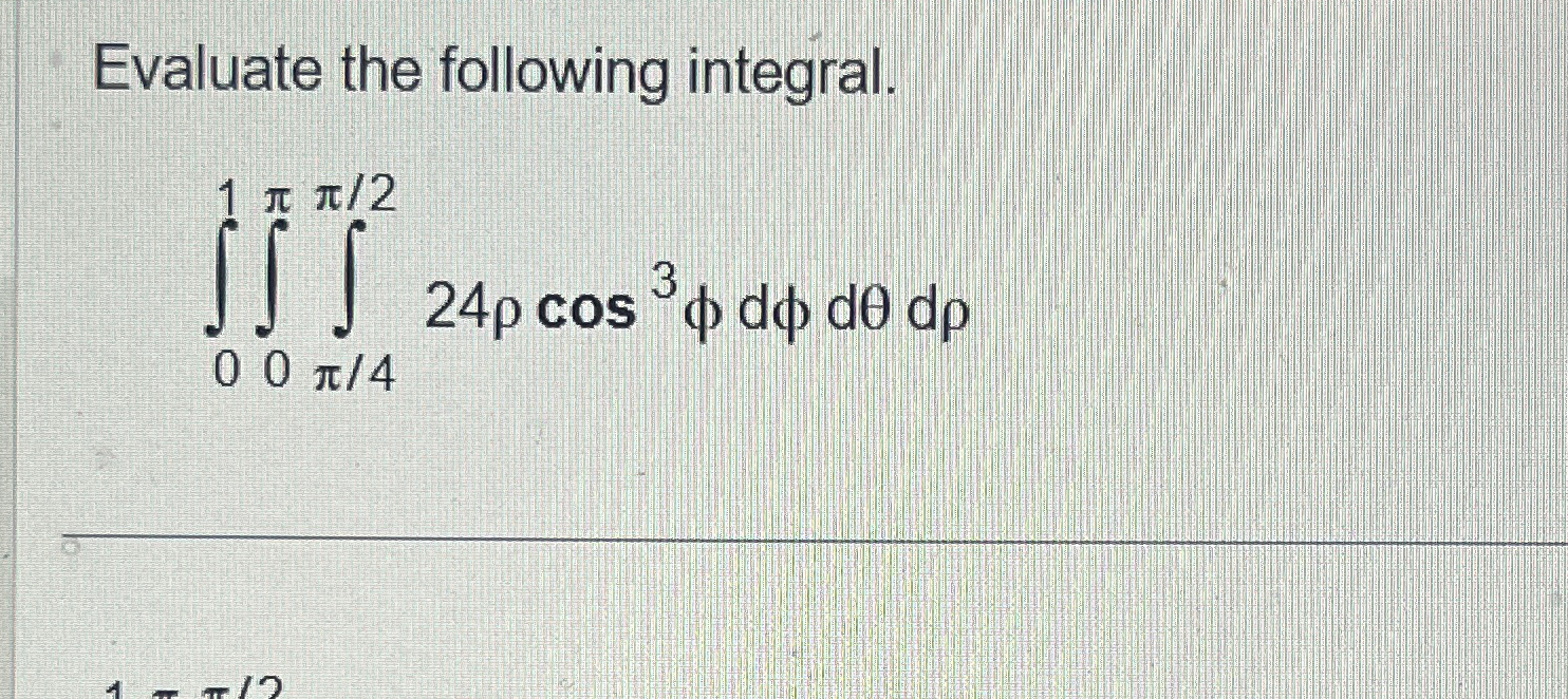 Solved Evaluate the following | Chegg.com