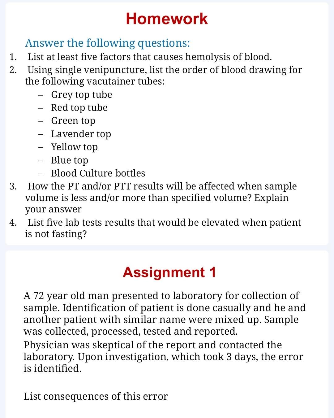 Solved Answer the following questions: 1. List at least five | Chegg.com
