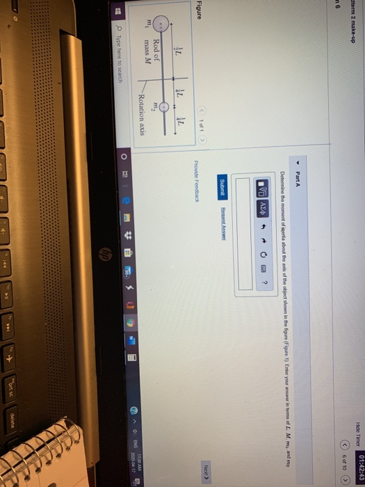 Solved Hide Timer term 2 make-up 01:42:43 6of 10 n6 Part A | Chegg.com
