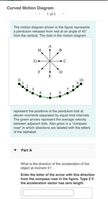 Solved The motion diagram shown in the figure represents a | Chegg.com