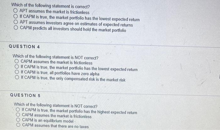 Solved Which of the following statement is correct? APT | Chegg.com