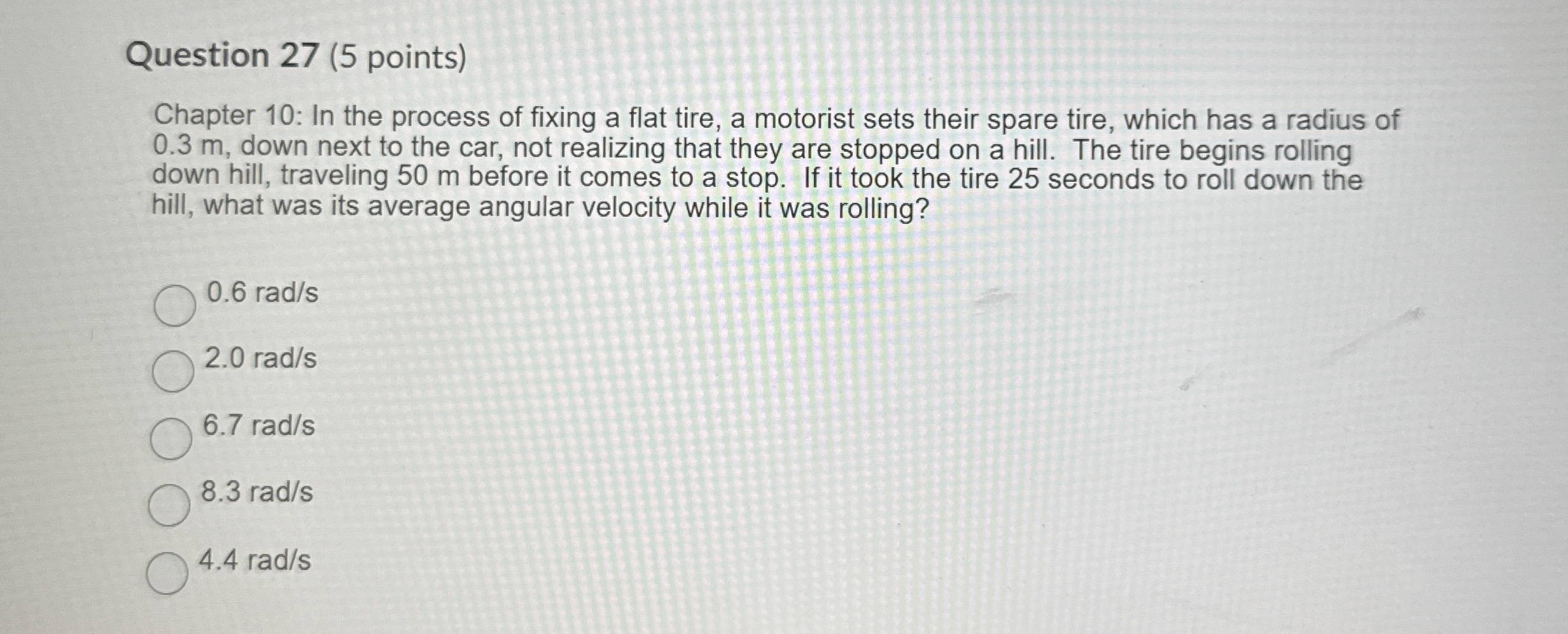 Solved Question 27 (5 ﻿points)Chapter 10: In the process of | Chegg.com