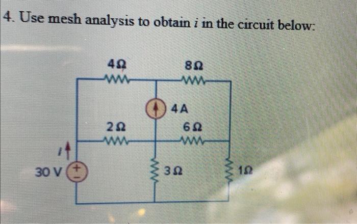 Solved 3. Use mesh analysis to find Vab and is in the | Chegg.com