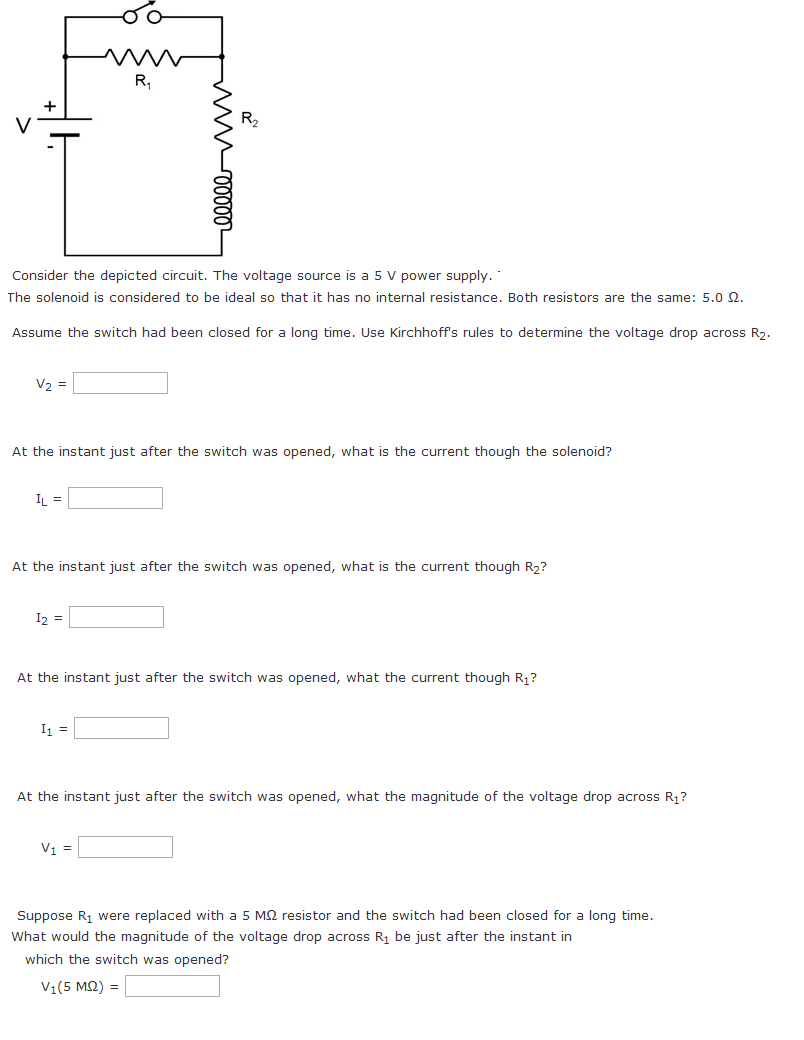 Solved Consider the depicted circuit. The voltage source is | Chegg.com