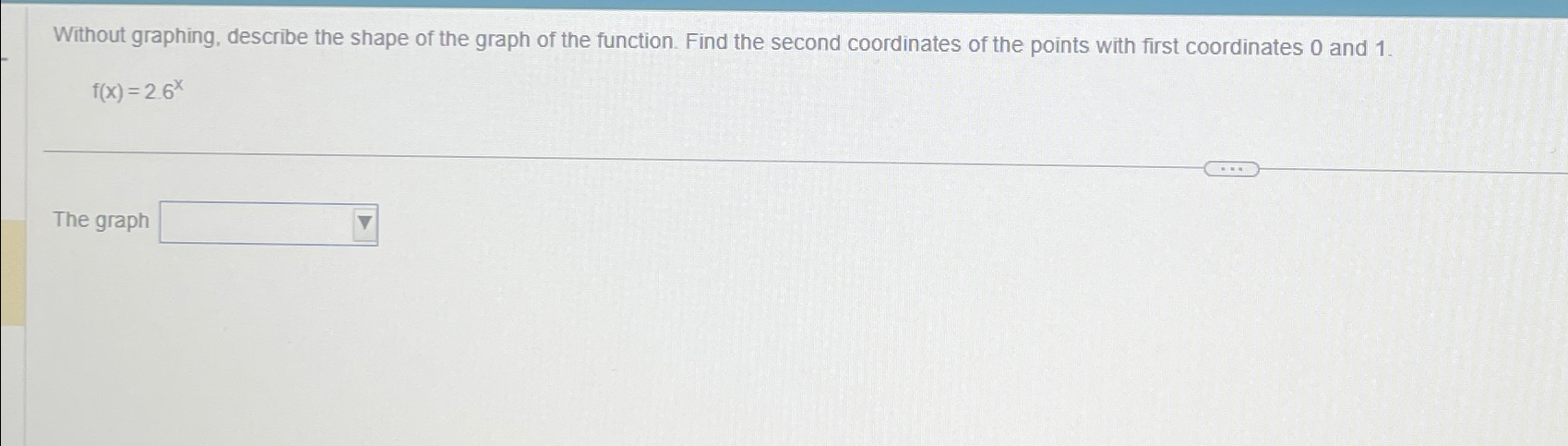 Solved Without graphing, describe the shape of the graph of | Chegg.com