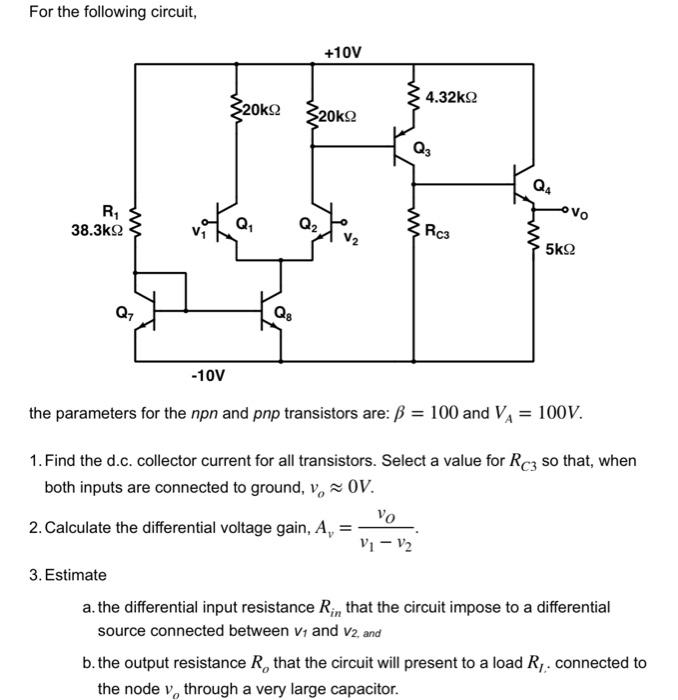 Solved 2. For the circuit shown below, include a. | Chegg.com