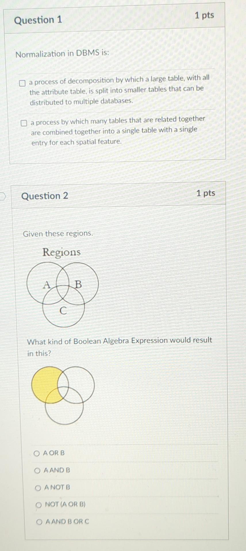 Solved Normalization in DBMS is: a process of decomposition | Chegg.com