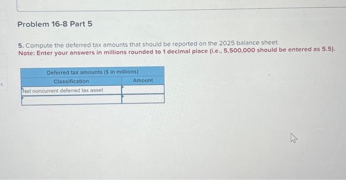 Solved Required information Problem 16-8 (Algo) Multiple | Chegg.com