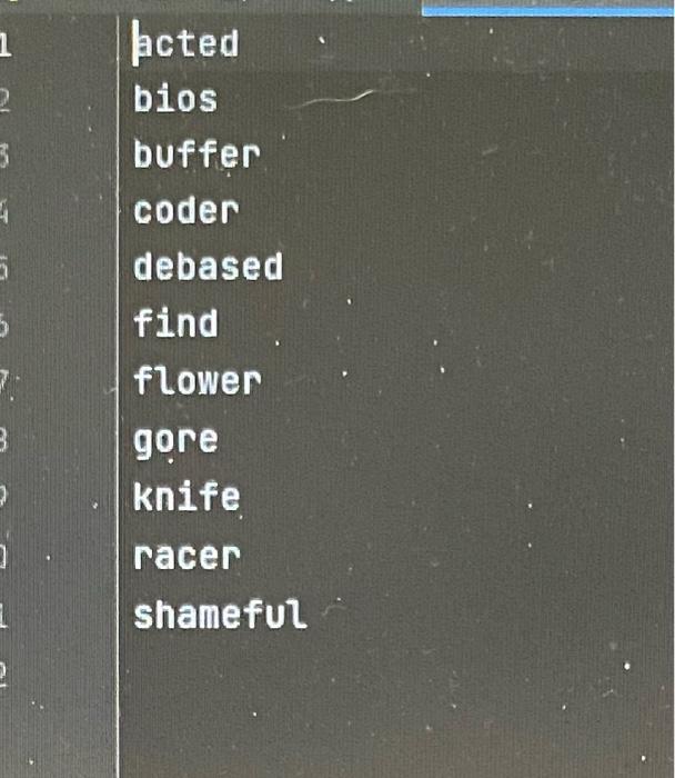 Solved This function takes the name of a dictionary file | Chegg.com