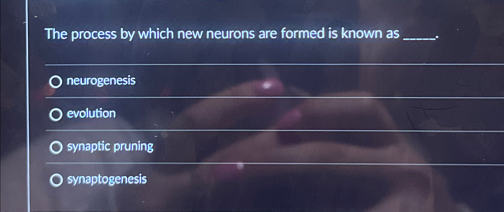 Solved The process by which new neurons are formed is known | Chegg.com