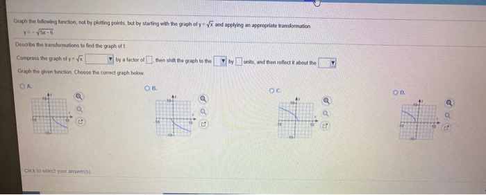 Solved Graph the following function, not by plotting points, | Chegg.com