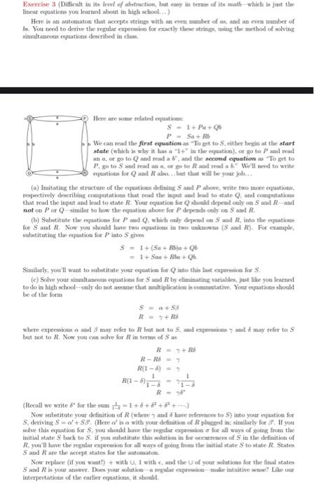 Solved Here is an automaton that accepts strings with an | Chegg.com