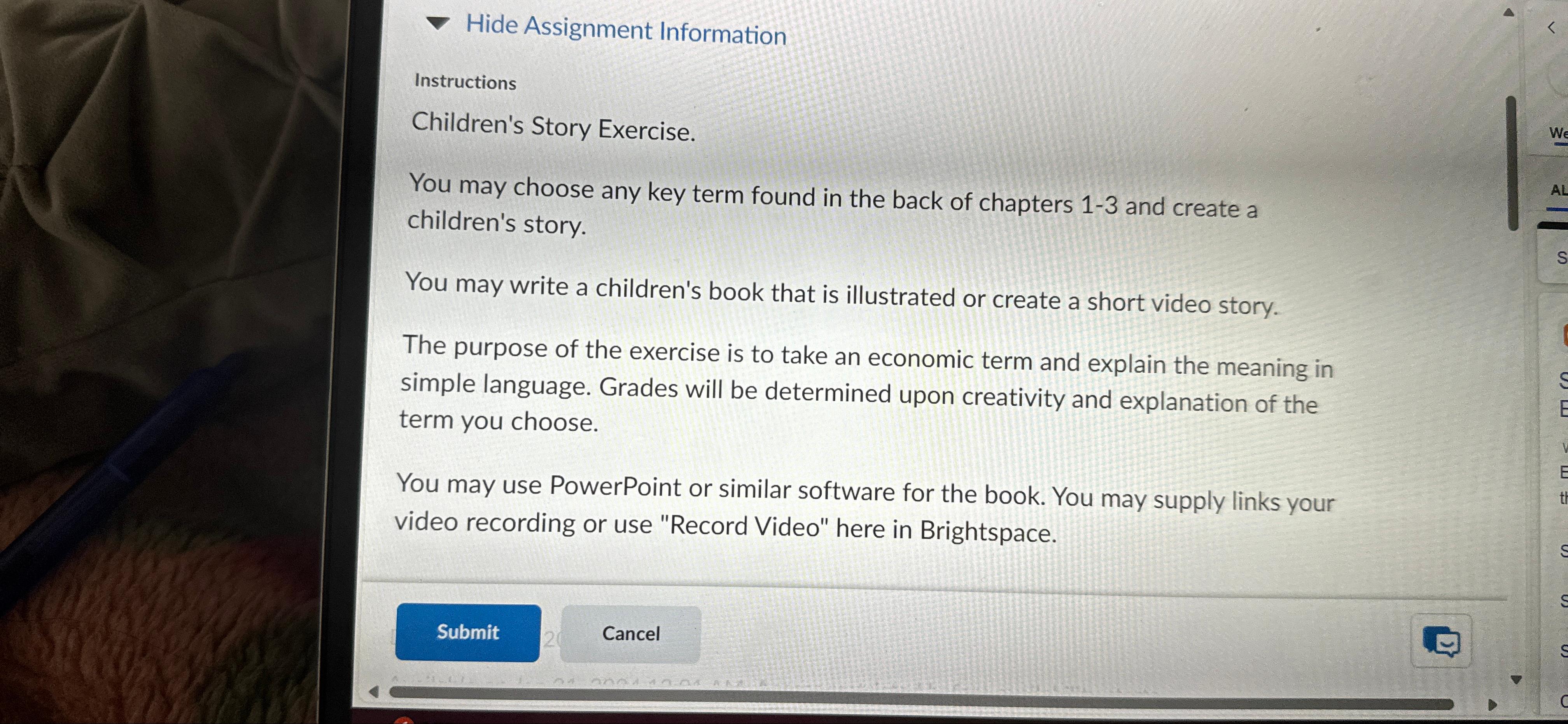 Solved Hide Assignment InformationInstructionsChildren's | Chegg.com