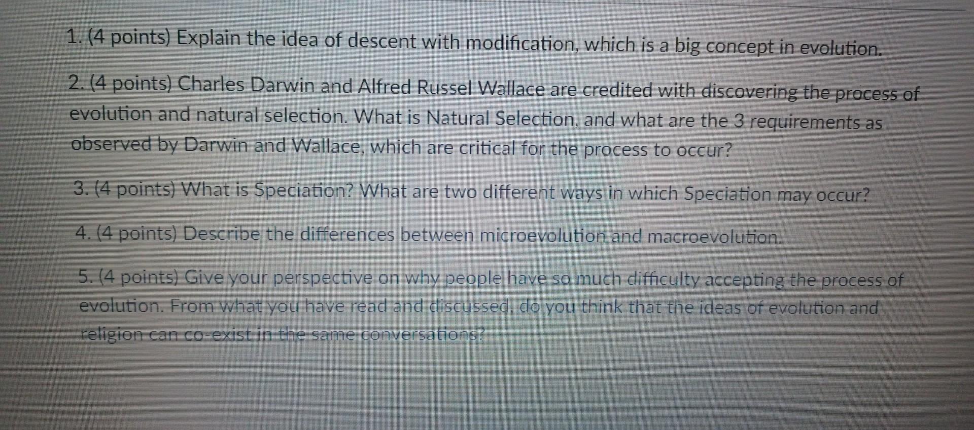Solved 1. (4 points) Explain the idea of descent with | Chegg.com