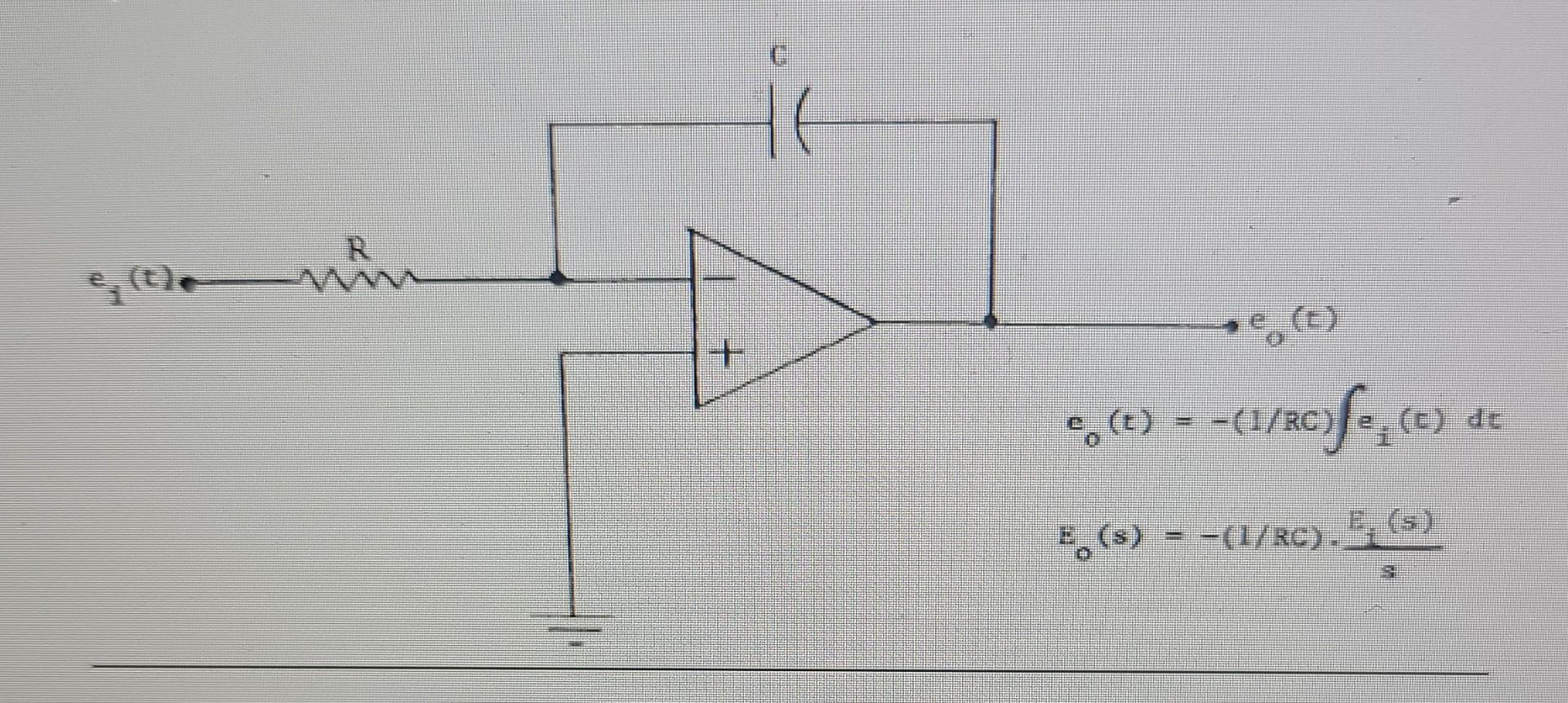 Part 1 - Integrating Circuit-Figure 1.8 Where: | Chegg.com