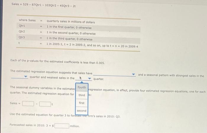 Solved Consider this time series: shift data on the number | Chegg.com