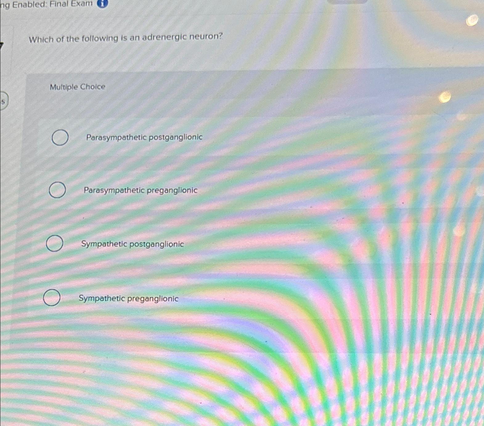 Solved hg Enabled: Final ExamWhich of the following is an | Chegg.com