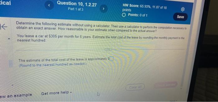 Solved Determine the following estimate without-using a | Chegg.com