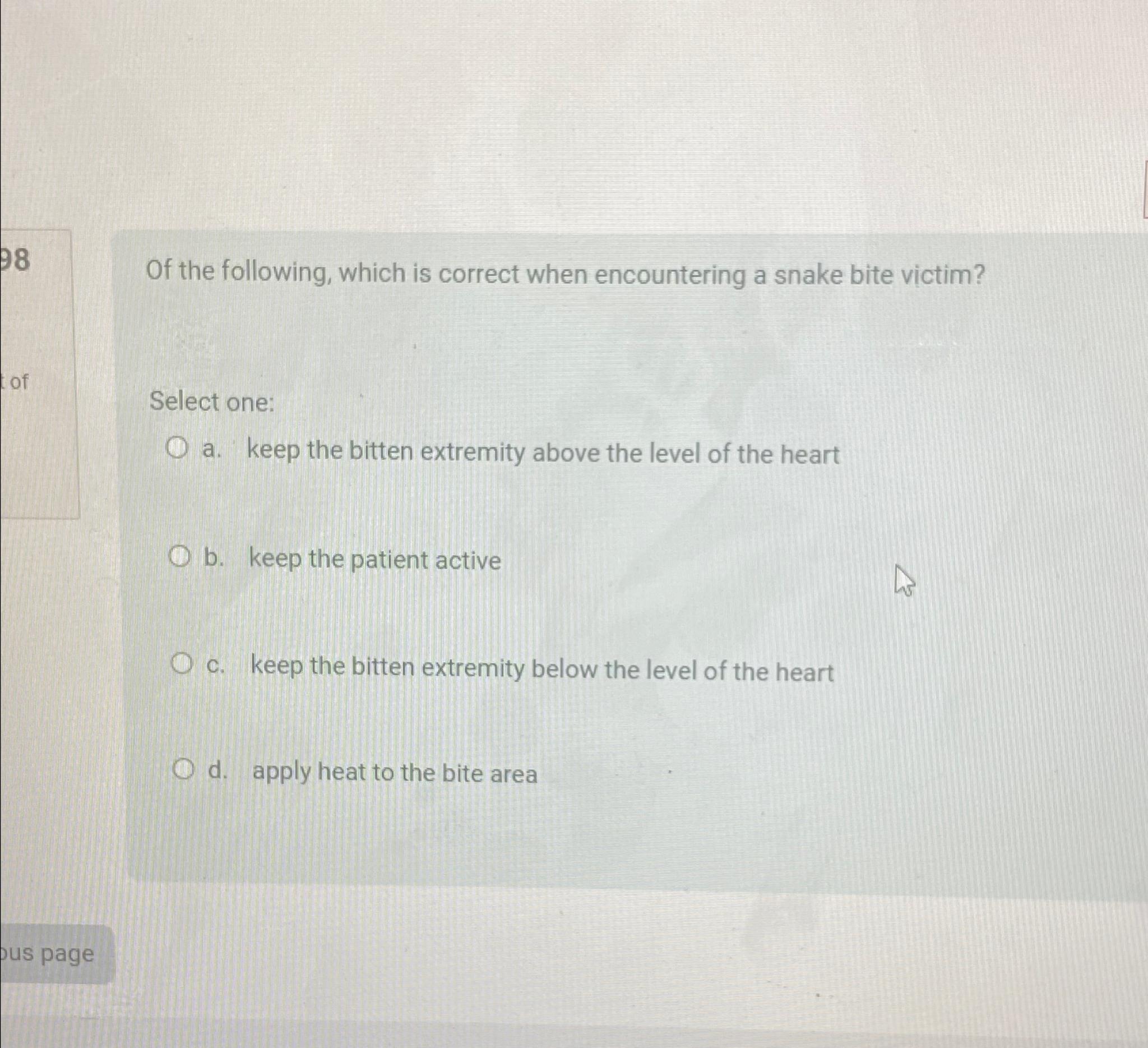 Solved Of the following, which is correct when encountering | Chegg.com