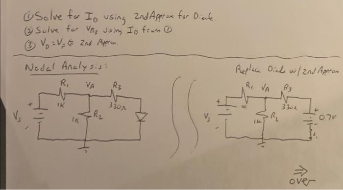 Solved Please Show Calculations For Both Circuits Replacing