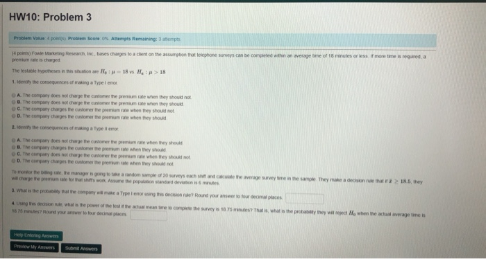 Hw10 Problem 3 Problem Value 4 Pm Problem Score On 