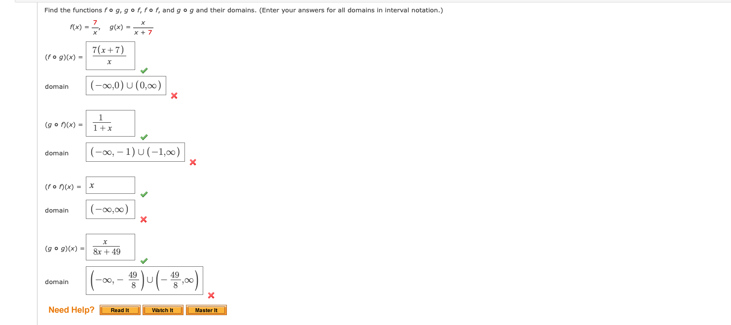 Solved Find the functions f@g,g@f,f@f, and g@g and their | Chegg.com Solved Find the functions f@g,g@f,f@f, and g@g and their | Chegg.com
