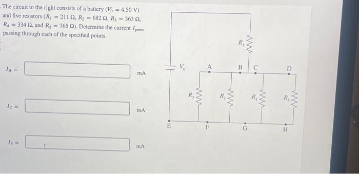 Solved The circuit to the right consists of a battery | Chegg.com