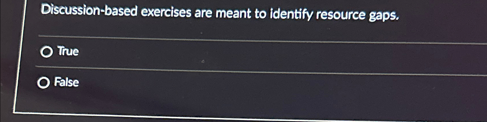 Solved Discussion-based exercises are meant to identify | Chegg.com