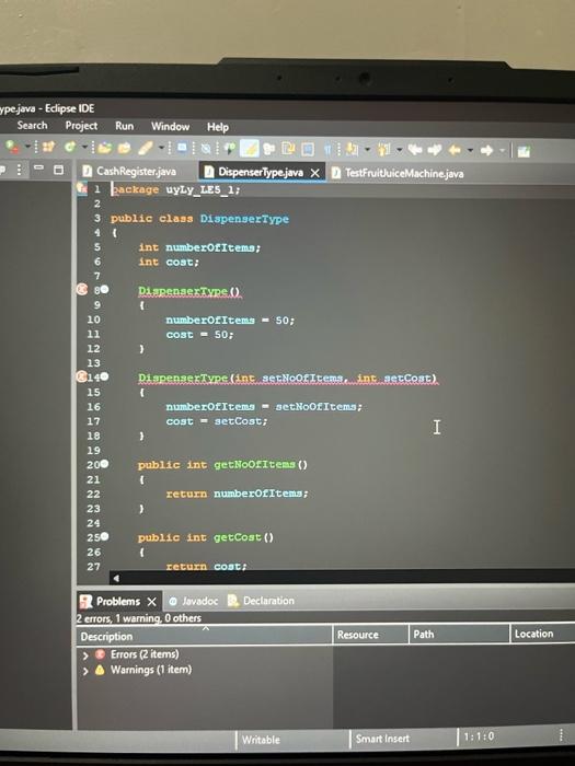 Solved make an UML diagram of the codes in this Fruit Juice | Chegg.com
