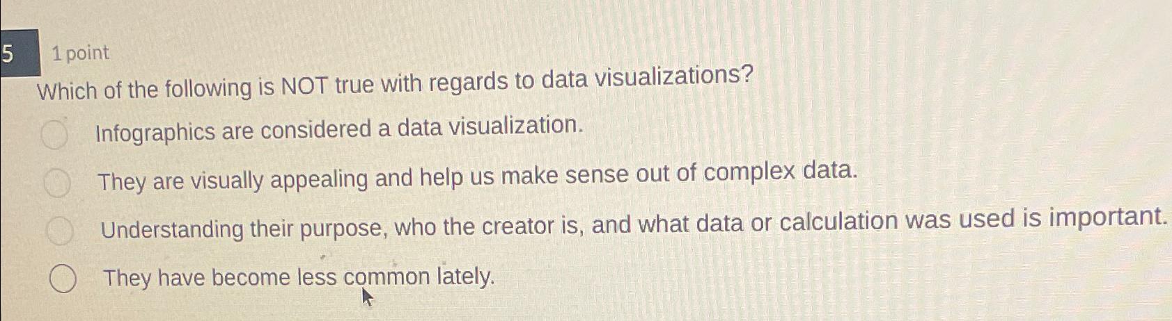 Solved 51 ﻿pointWhich of the following is NOT true with | Chegg.com