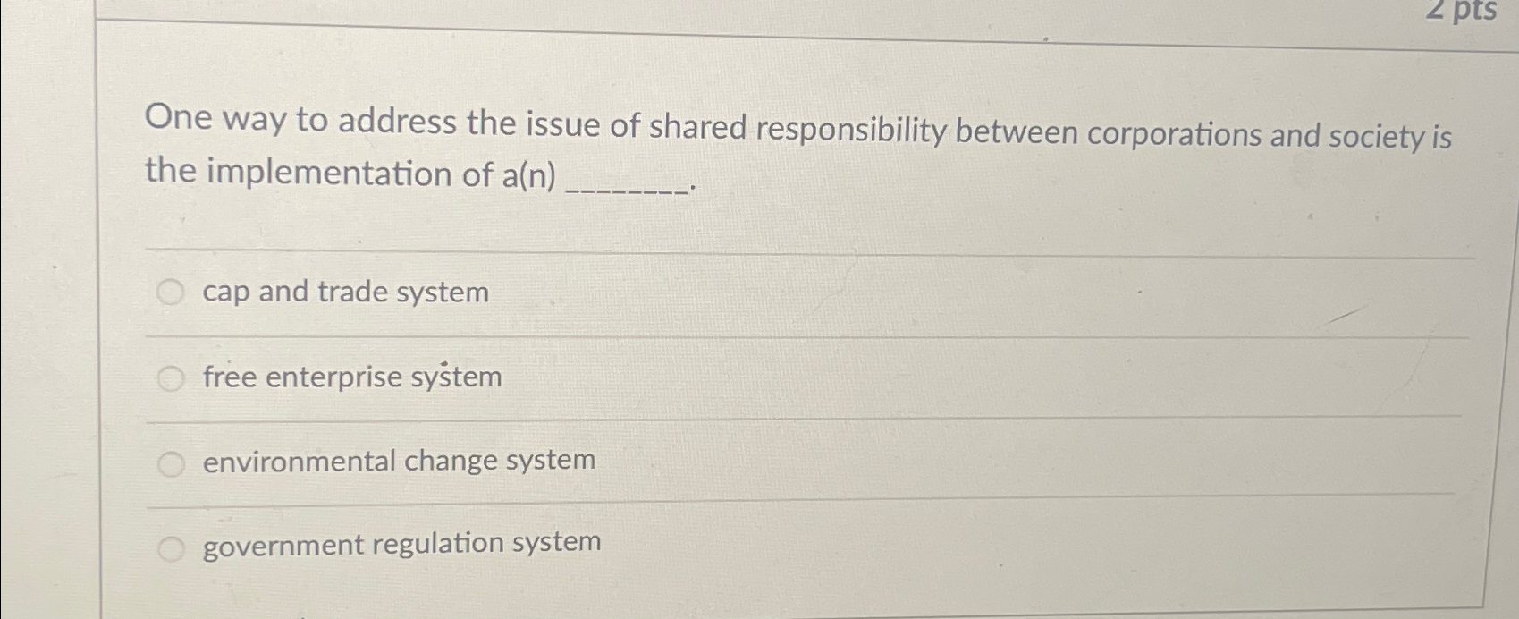 Solved One way to address the issue of shared responsibility | Chegg.com