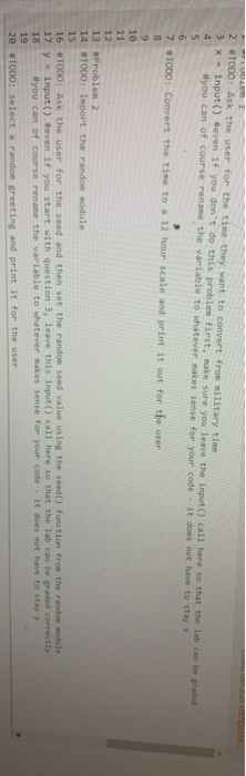 Solved Problem 1: Military Time Converter You will write a | Chegg.com