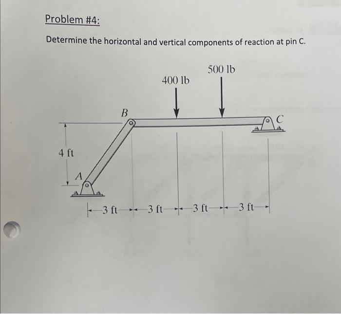 Solved Determine the horizontal and vertical components of | Chegg.com