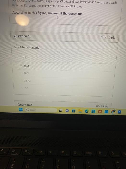 Solved h=32". use #3 Ties. 1" CLR space between two ROWS. | Chegg.com