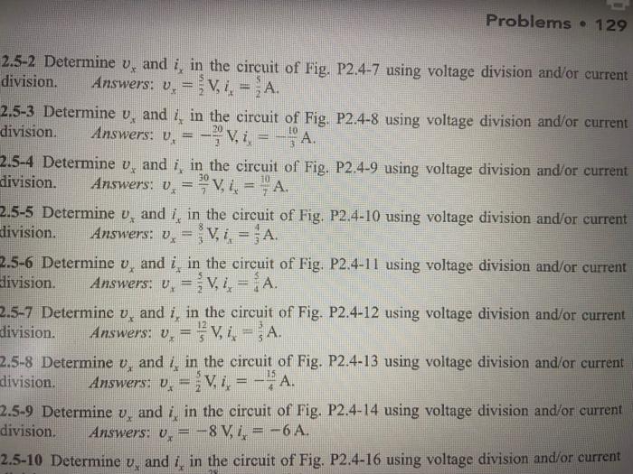 Solved .5-5 Determine vx and ix in the circuit of Fig. | Chegg.com